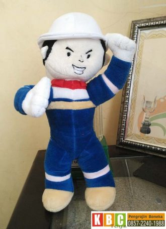 Boneka Maskot Pertamina Bentuk Orang | KBC Toys Pengrajin Boneka Maskot ...